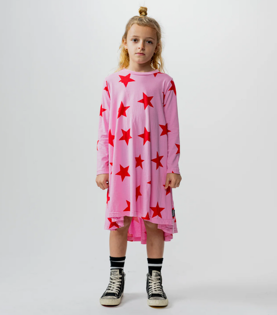 star 360 dress - SUPER PINK – Little Alien Kids